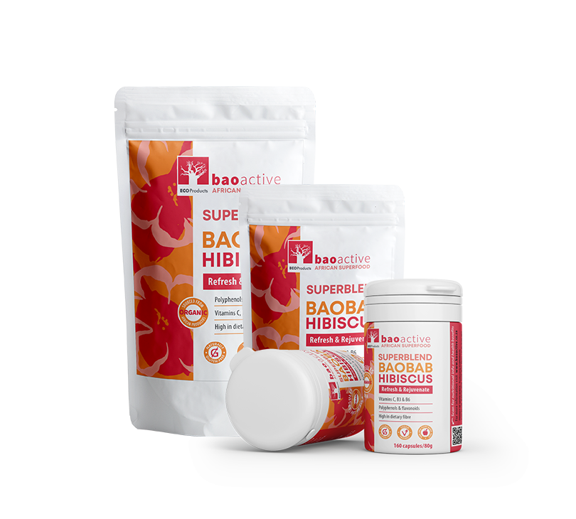 Baobab Hibiscus Superblend | BaoActive African Superfood